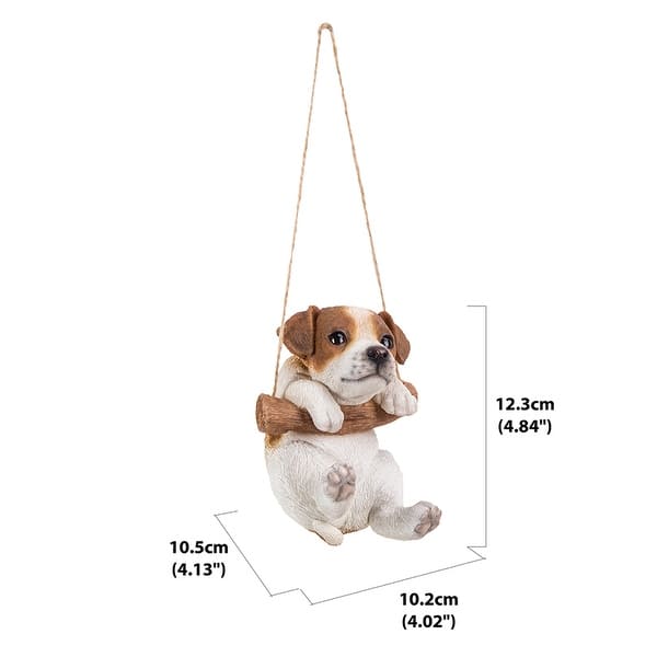 Hanging Jack Russell Terrier Puppy Statue - Bed Bath & Beyond - 31573155