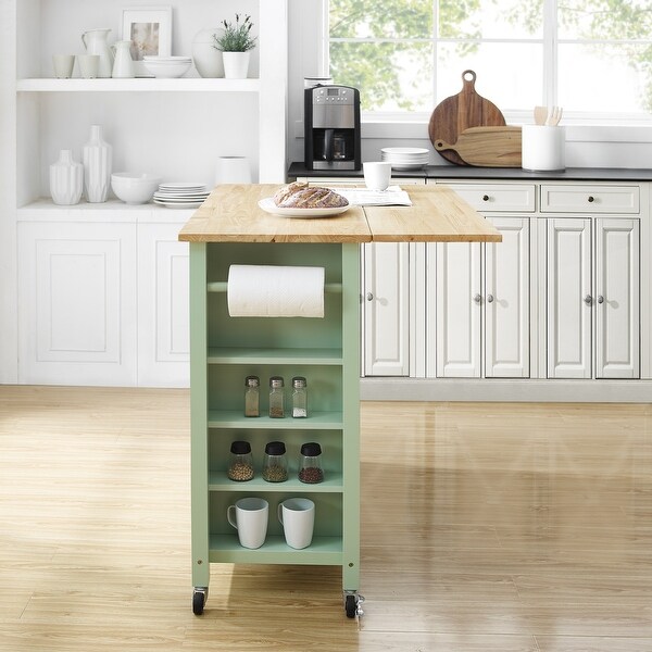 Crosley drop leaf breakfast bar top kitchen island store