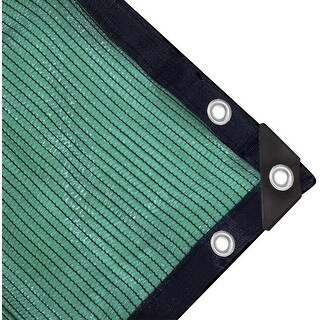 Premium Heavy Duty Green Shade Cloth with Grommets, 70% UV Protection ...