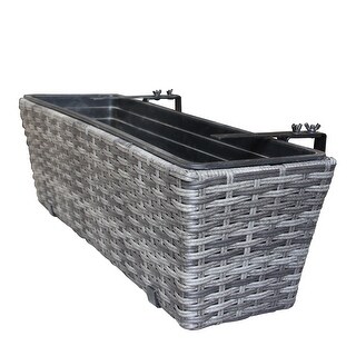 Trevi Wicker Planter - (Set of 2) - Bed Bath & Beyond - 35062106