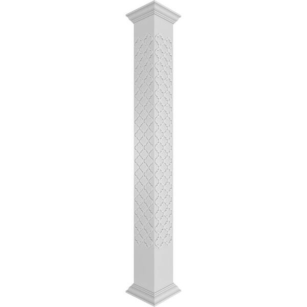 Craftsman Classic Square Non-Tapered Medium Marrakesh Fretwork Column ...