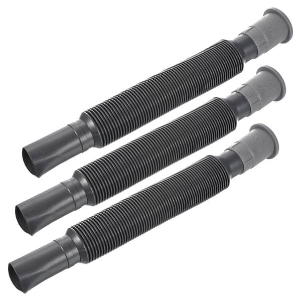 3Pcs Plastic Drain Pipe Expandable Sink Tubing Flexible Drainage Pipe ...