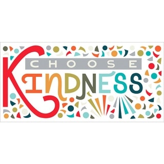 RoomMates Rainbow Choose Kindness Giant Peel and Stick Wall Decal - Bed ...