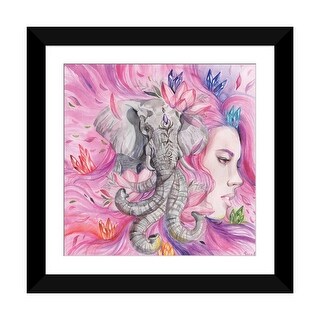 iCanvas "Woman Portrait, Elephant And Seven Chakras" by Yana Anikina ...