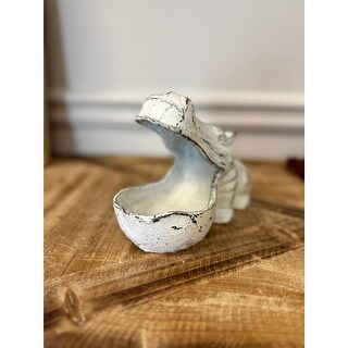 Charming Cast Iron Hippo Storage Box - A Whimsical and Practical Accent ...