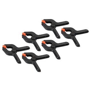 2 Inch Spring Clamps, 6 Pack Plastic Flexible Anti-slip Strong Clips ...