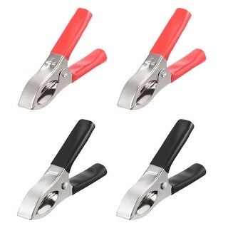 Copper Plated Alligator Clip Adapter 20A Test Clamp Half Shroud - Red ...