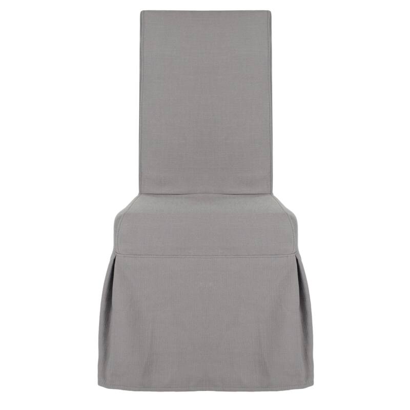 SAFAVIEH Tarah Parsons Taupe Slipcover Dining Chair (Set of 2) - 18.7 ...