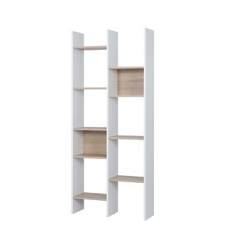 Arezzo White Bookcase - Bed Bath & Beyond - 34058280