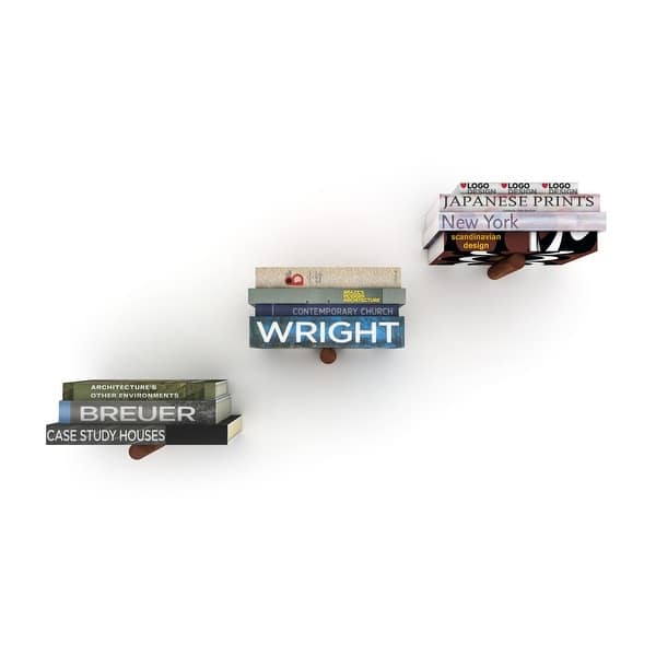 Houdini Wood base Modern Single Shelf - Bed Bath & Beyond - 38170278