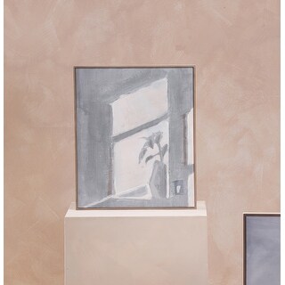 Aurelle Home Modern Window Light Print Framed Canvas - Bed Bath ...