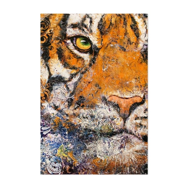 tiger print poster