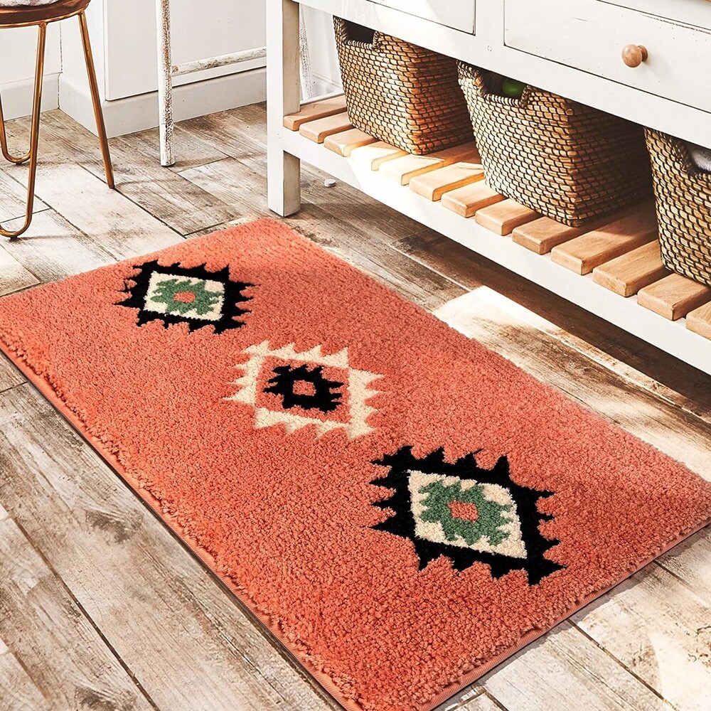Bathroom Rugs Coral Red Bath Mat 20x32 On Sale Bed Bath Beyond 39903443