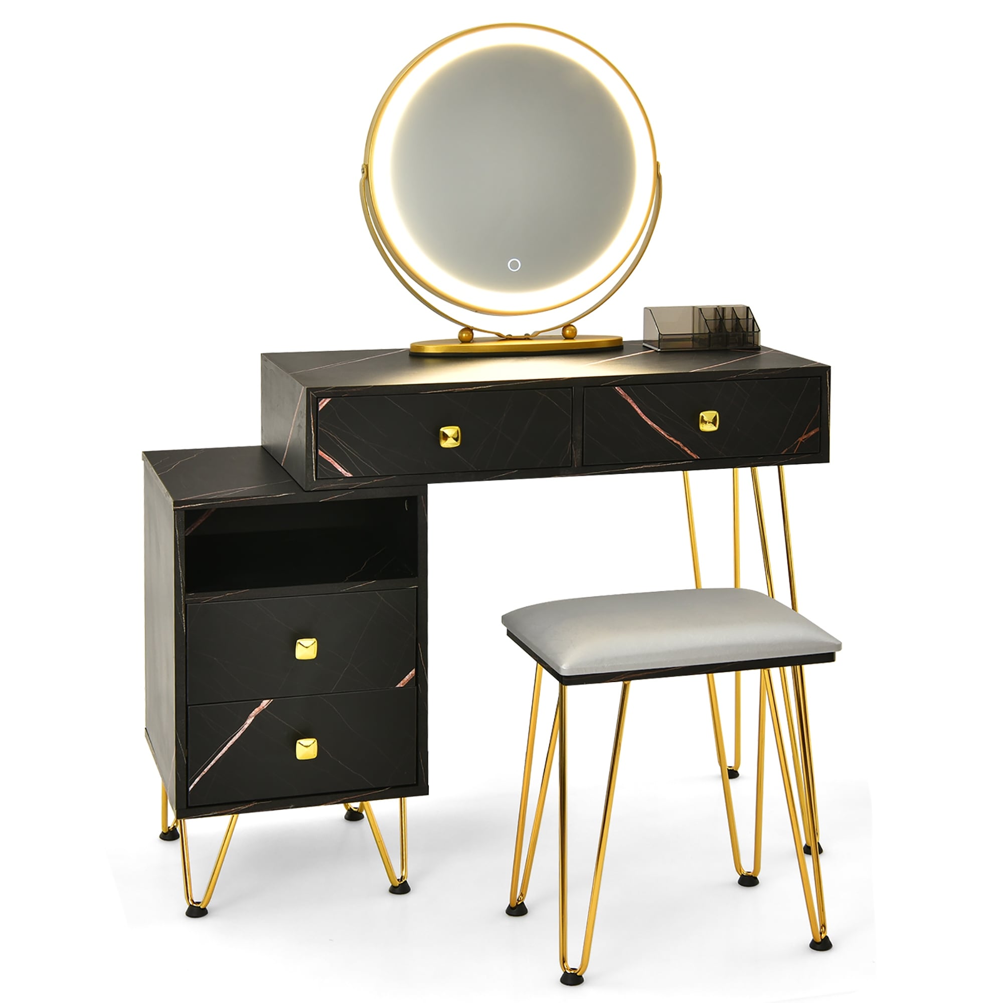 Brown Makeup Vanities - Bed Bath & Beyond