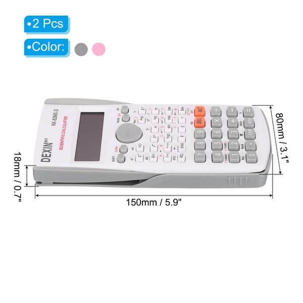 1Set Scientific Calculator 2-Line 12 Digit LCD Display Calculator - Bed ...
