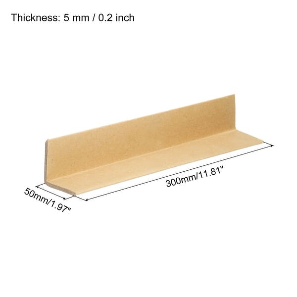 Adjustable Cardboard Corner Protector Frame 300x50mm Thick 5mm 50pcs ...