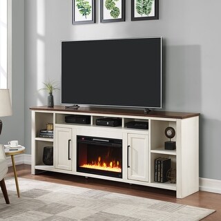 White tv stand 85 inch store