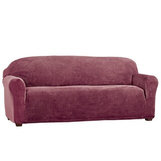 Diane Textured Pattern Stretch Slipcover - Sofa - Bed Bath & Beyond ...