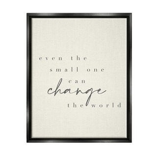 Stupell Change The World Uplifting Nursery Kids Quote Floater Frame ...