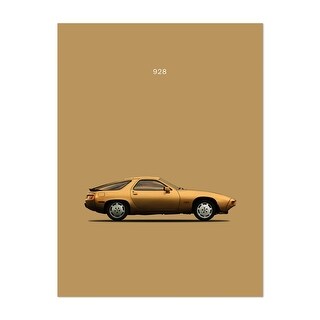 Oakland California Porsche 928 1979 Digital Cars Art Print/Poster - Bed ...