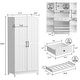 Multifunctional Kitchen Cabinetand Wine Cabinet Wine Glass Rack Pantry ...