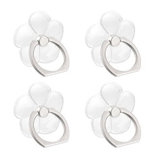 Transparent Phone Ring Holders, Clear Finger Grip Stand (Leaves Shape ...