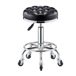 Esthetician Chair -Round Stool PU -Swivel Barstool Metal-high Bar Chair ...