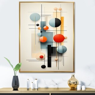 Designart "Dimensions Of Balance Abstract Geometrics" Modern Geometric ...