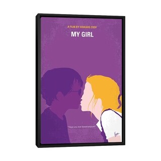 iCanvas "My My Girl Minimal Movie Poster" by Chungkong Framed Canvas ...