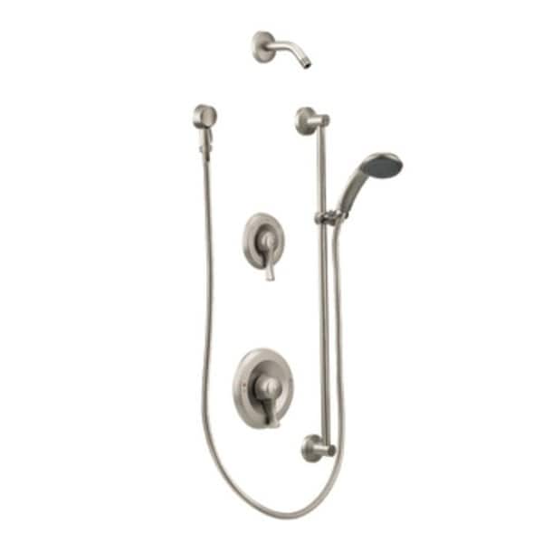 Moen Shower System Trim Package with 2.5 GPM Single Function Hand - Bed ...