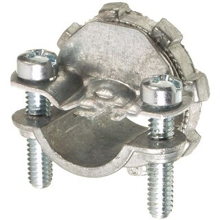 1 in. Galvanized Steel Unique 2-Screw Box Connector Galvanized Steel ...