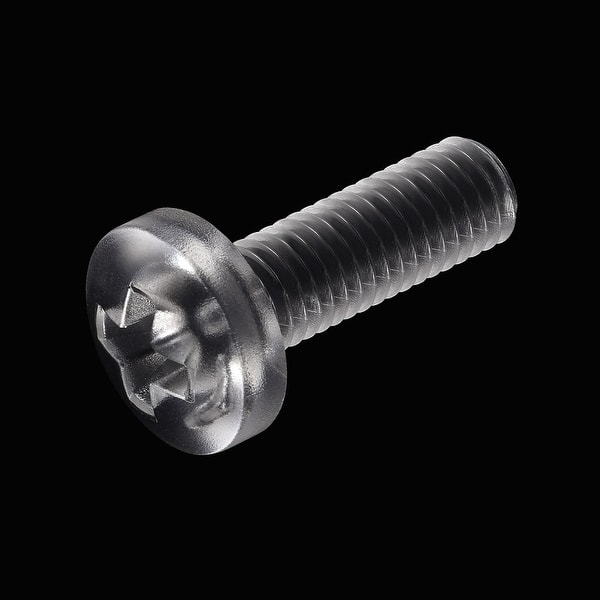 M8x25mm Plastic Phillips Bolts 10pcs PC Pan Head Machine Screws ...