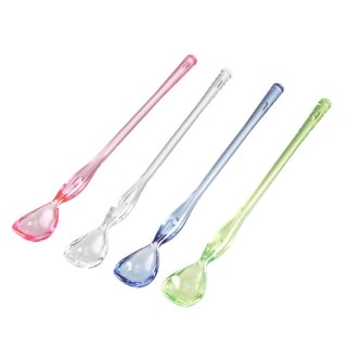 16cm Long Cooking Batter Stir Mixing Spoon Stirrer Assorted Color 4pcs ...