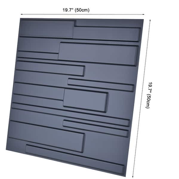 Art3d 3D Wall Panels PVC Crossed lines Design (32 Sq.Ft) - Bed Bath ...