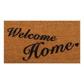 Rubber-Cal "Simple and Loving" - Welcome Home Doormat 15mm X 18" X 30 ...