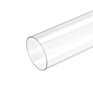 Plastic Pipe Rigid Tube Clear 2.3"(59mm) ID 2.5"(63mm) OD 14" (350mm ...