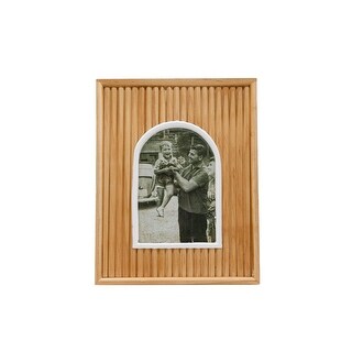 4x6 Ribbed Arch Picture Frame MDF, Wood & Glass - Bed Bath & Beyond ...