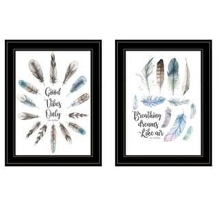 Good Vibes Only 2 Black Framed Print Wall Art - Bed Bath & Beyond ...