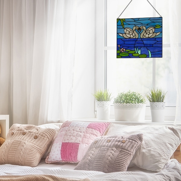 River of Goods Cardinal River of Goods Multicolored Stained Glass ...