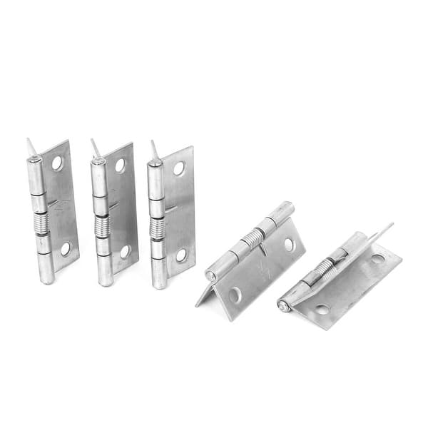 Cabinet Drawer Door Spring Loaded Stainless Steel Hinges 50mmx37mm 5pcs ...