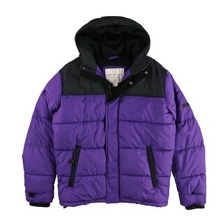 American Eagle Mens Elevated Puffer Jacket, Purple, Small - Bed Bath ...