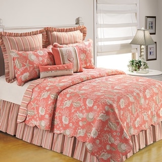 Coral Natural Bedspread Collection - Bed Bath & Beyond - 42888070