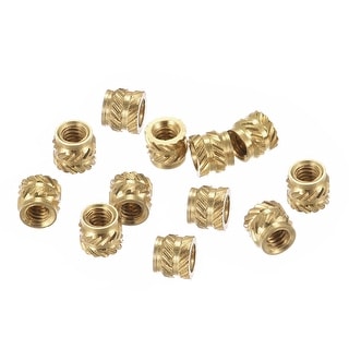 Knurled Insert Nut Female Thread Embedding Nut for Tightly Fixing - Bed ...