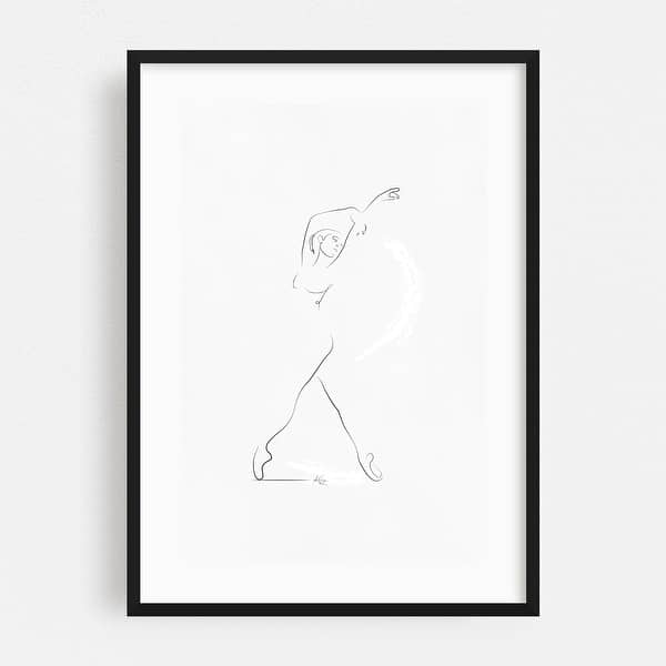 Reminisce Dancer Line Drawing Line Drawings Ballet Art Print/Poster ...