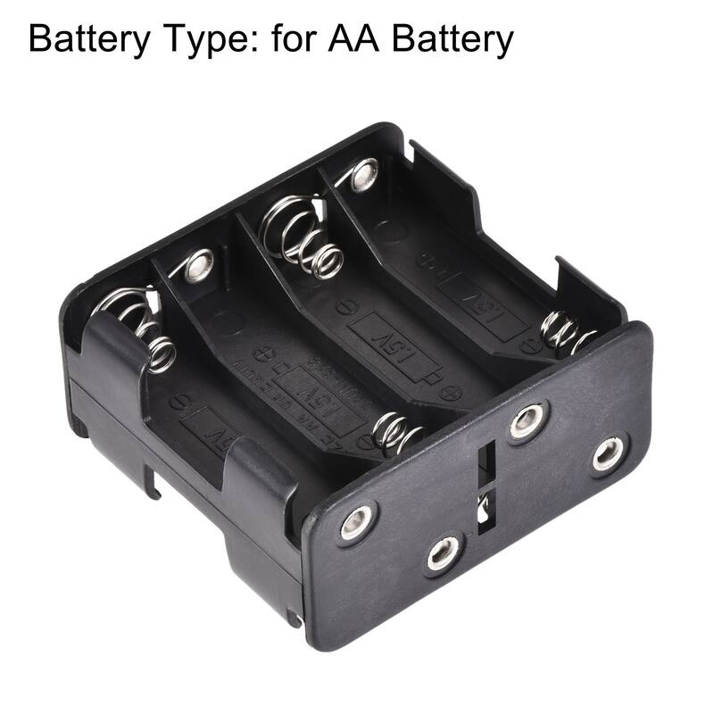 Battery Case Storage Box 8 x 1.5V AA Battery Holder with Standard Snap ...