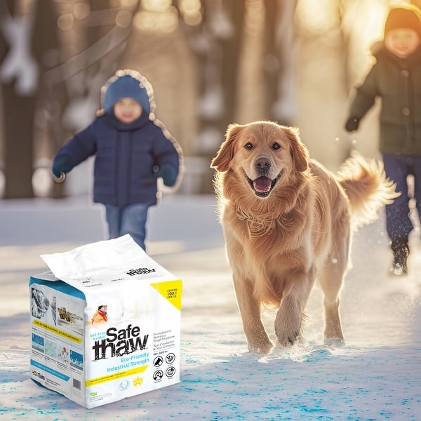 Safe Thaw Industrial Strength Salt Free Traction Agent Ice Melter, 30 ...