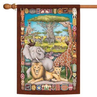 Africa Safari Outdoor House Flag 40" x 28" - Bed Bath & Beyond - 36401628