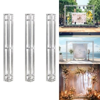 3 Packs Trussing Segment Kit DJ Stage Square Box Truss for Tent - Bed ...