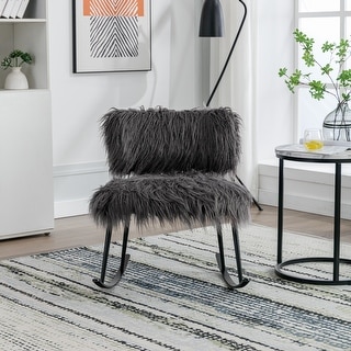 Faux Fur Rocking Chair - Bed Bath & Beyond - 39086049