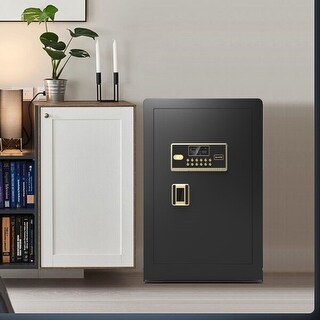 Black Cubic Security Safe with Dual-Lock - Bed Bath & Beyond - 37551537